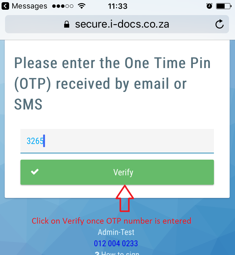 How to sign a Document on your Mobile Device. : i-DOCS Support