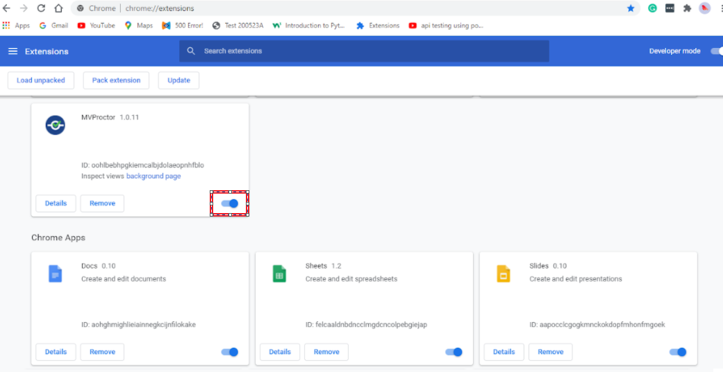 MVProctor-Data Upload Issue : Support