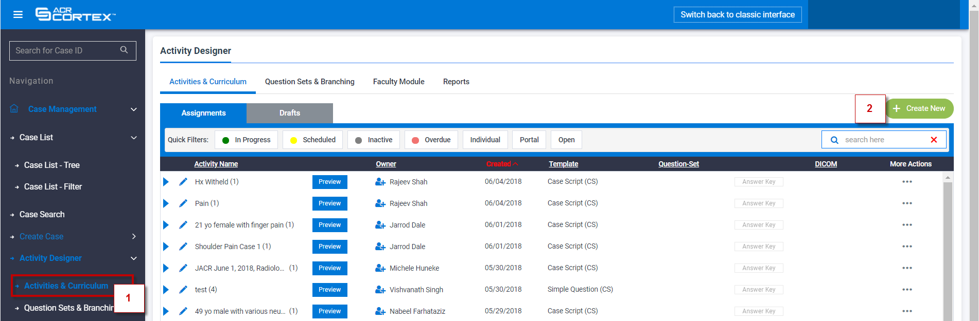 How to create a CME activity : ACR Support