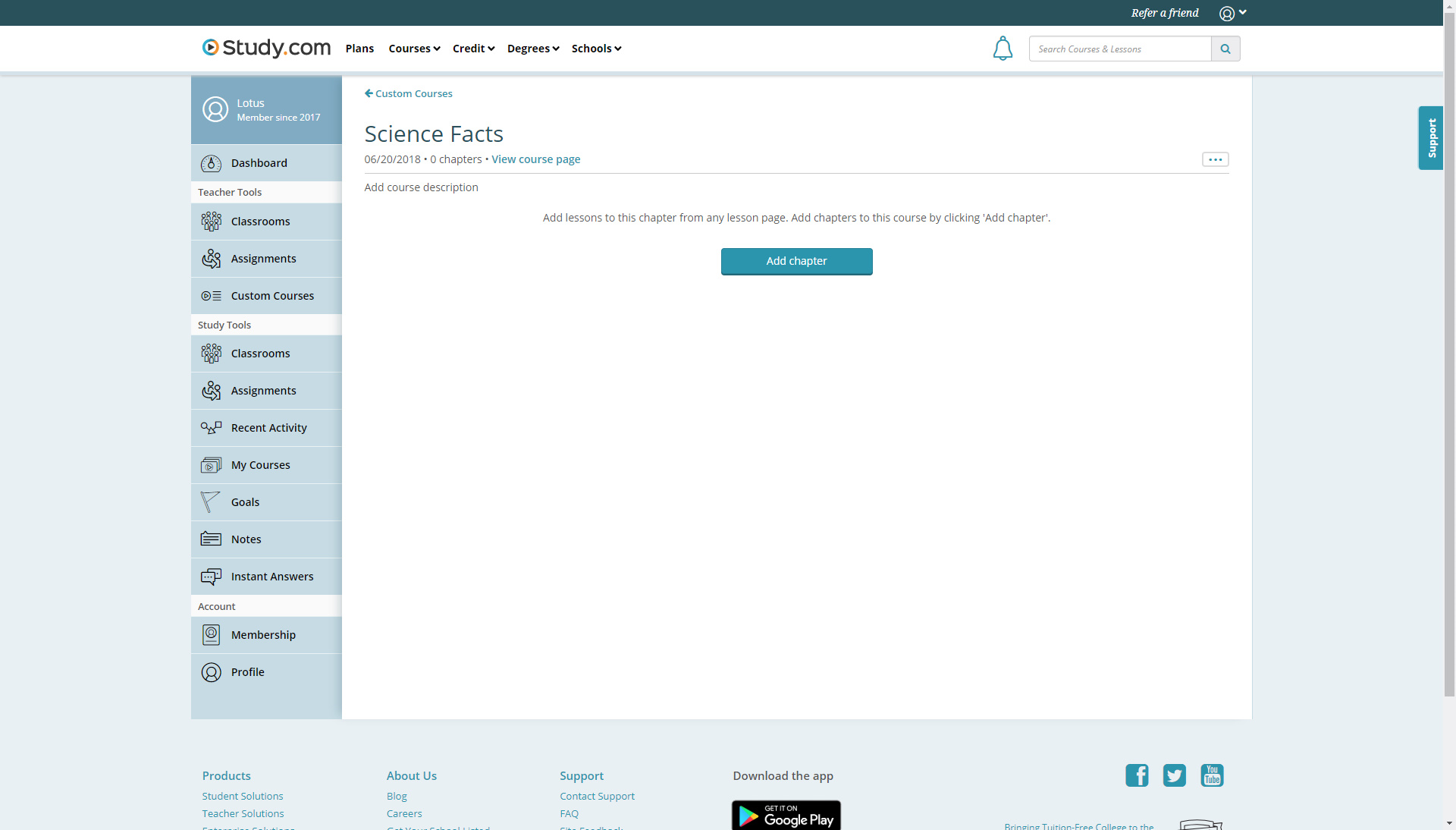 How do I create a custom course? : Study.com