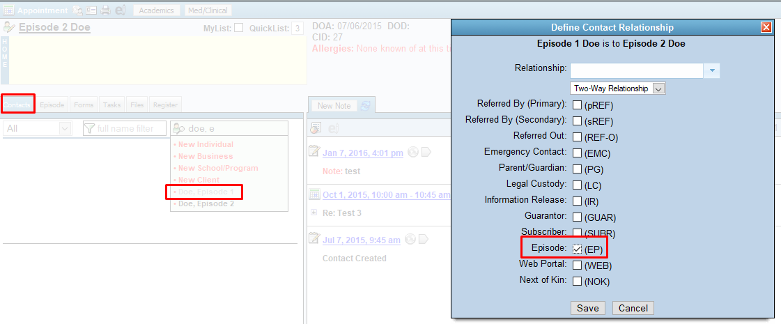 Readmit Client and Duplicate Information : BestNotes Support
