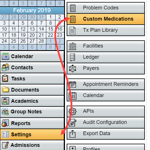 Custom Medications Setup : BestNotes Support