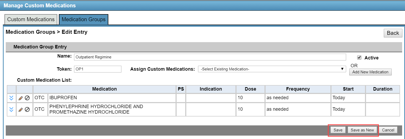 Custom Medications Setup : BestNotes Support