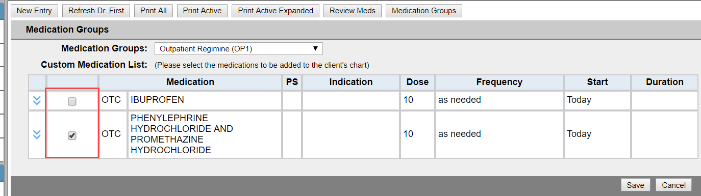 Creating and Using Custom and Favorite Medications : BestNotes Support