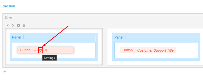 Change the font size of the title/subtitle in your Button Design ...