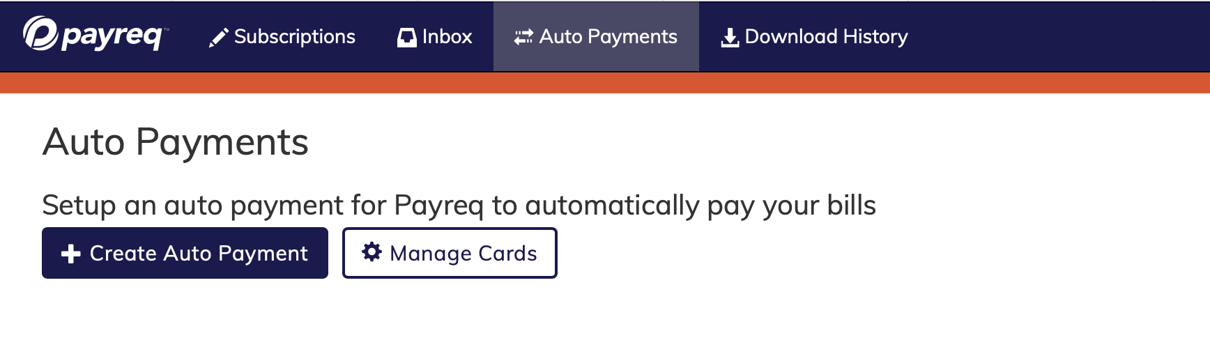 How do I setup Auto Payments? : Payreq