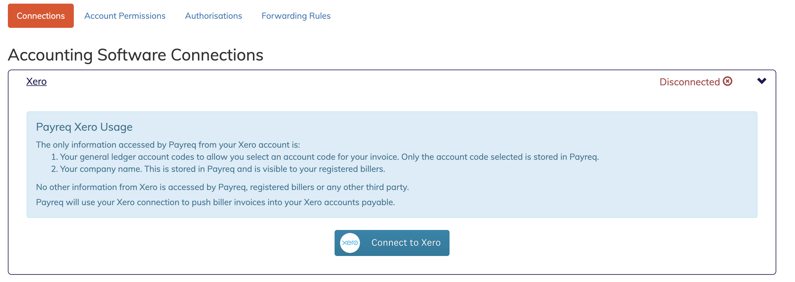 How do I connect more than one Xero organisation? : Payreq