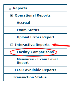LCSR Facility Comparisons Report : NRDR - National Radiology Data ...