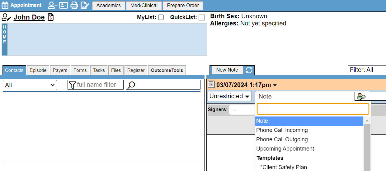 Filling out Templates and using AutoNotes™ : BestNotes Support