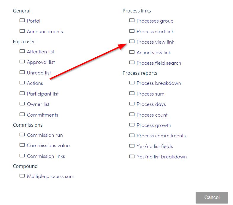 Dashboard and widget setup : RPM Software
