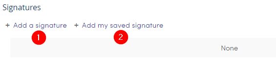 Signature Setup : RPM Software
