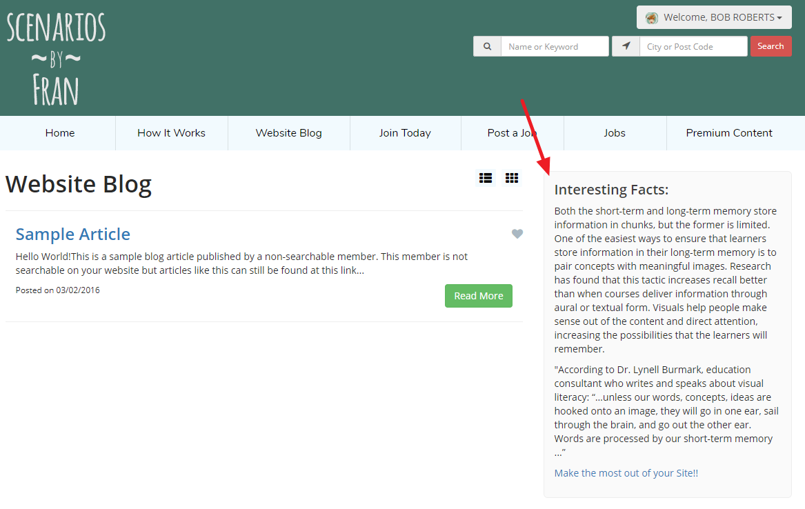 Brilliant Directories - How to Create a Text Box to Display Text in a ...