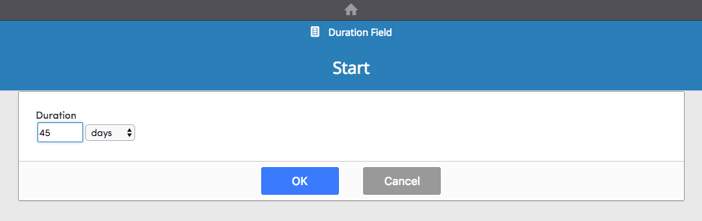 Duration field : RPM Software