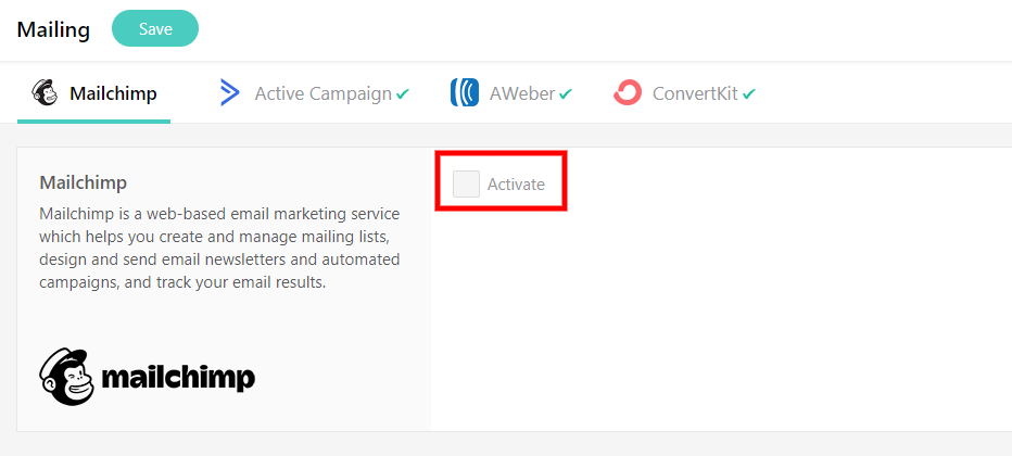 Mailchimp integration : LearnWorlds Help Center