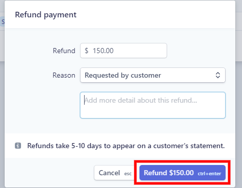 How to Refund a Payment via Stripe or Paypal Dashboard : LearnWorlds ...