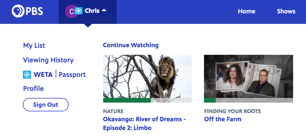 How to watch Passport videos online : PBS Help