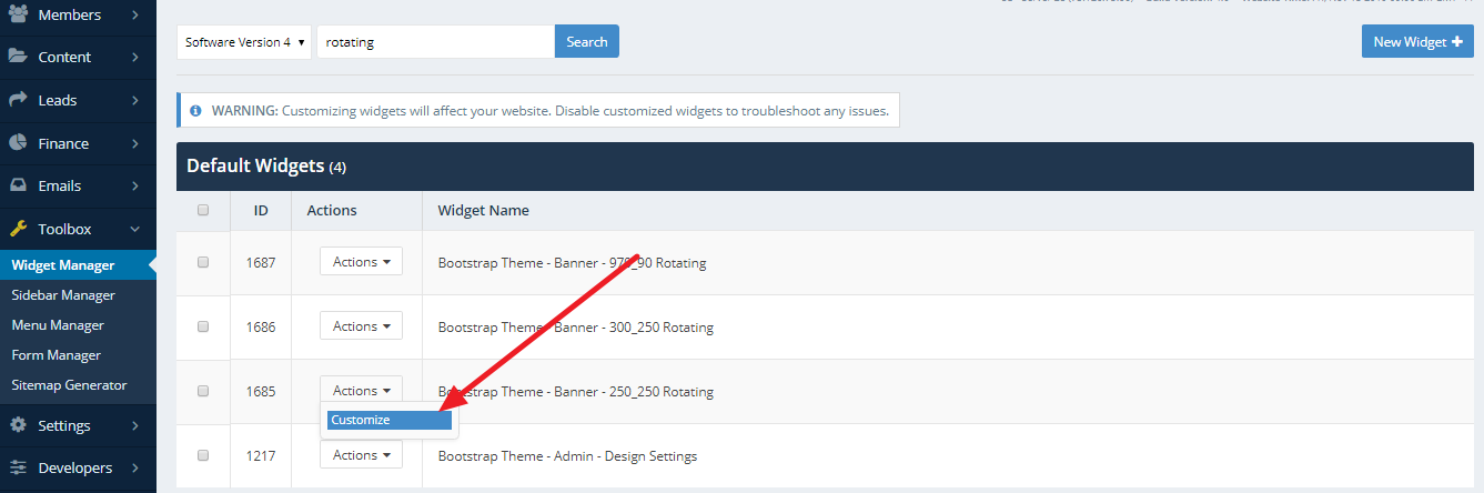 Brilliant Directories - Adding Custom Rotating Banner Ads - Brilliant Directories Documentation