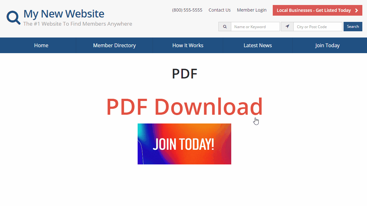 Brilliant Directories - How to link a PDF to a Static Page - Brilliant ...