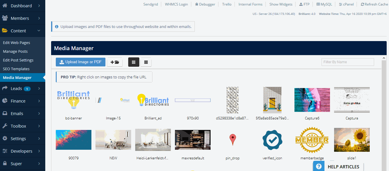 Brilliant Directories - Adding Custom Rotating Banner Ads - Brilliant ...
