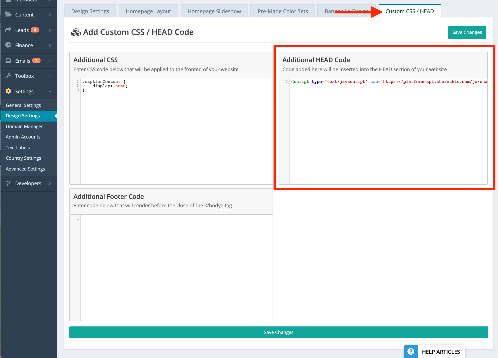 Brilliant Directories - How to Embed sharethis Share Buttons ...