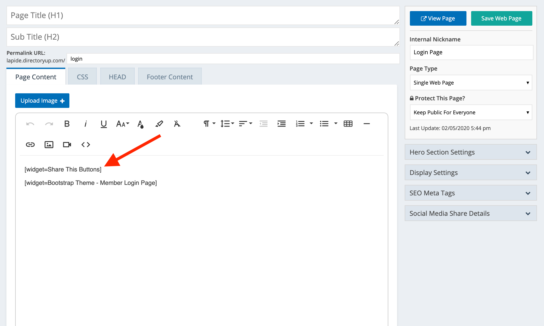 Brilliant Directories - How to Embed sharethis Share Buttons ...