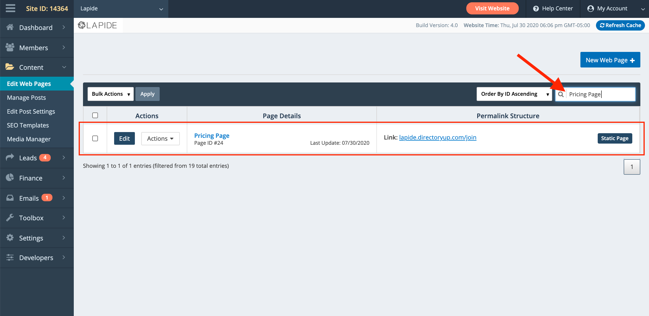 Brilliant Directories - Guide 5. How to Edit Public Pricing Page (the /join page) - Brilliant ...