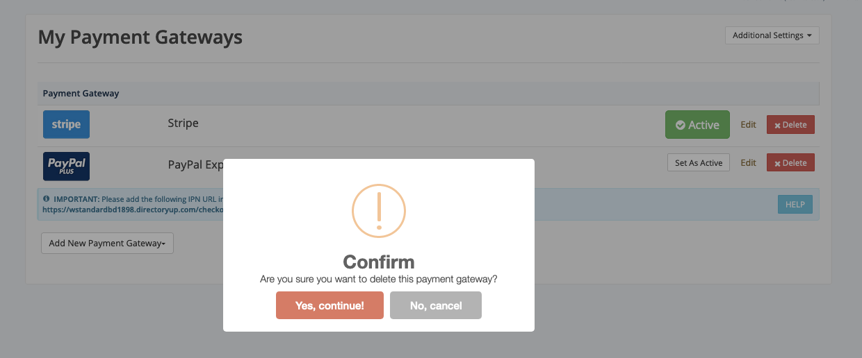 Brilliant Directories - Finance » Payment Settings - Setting Up A ...