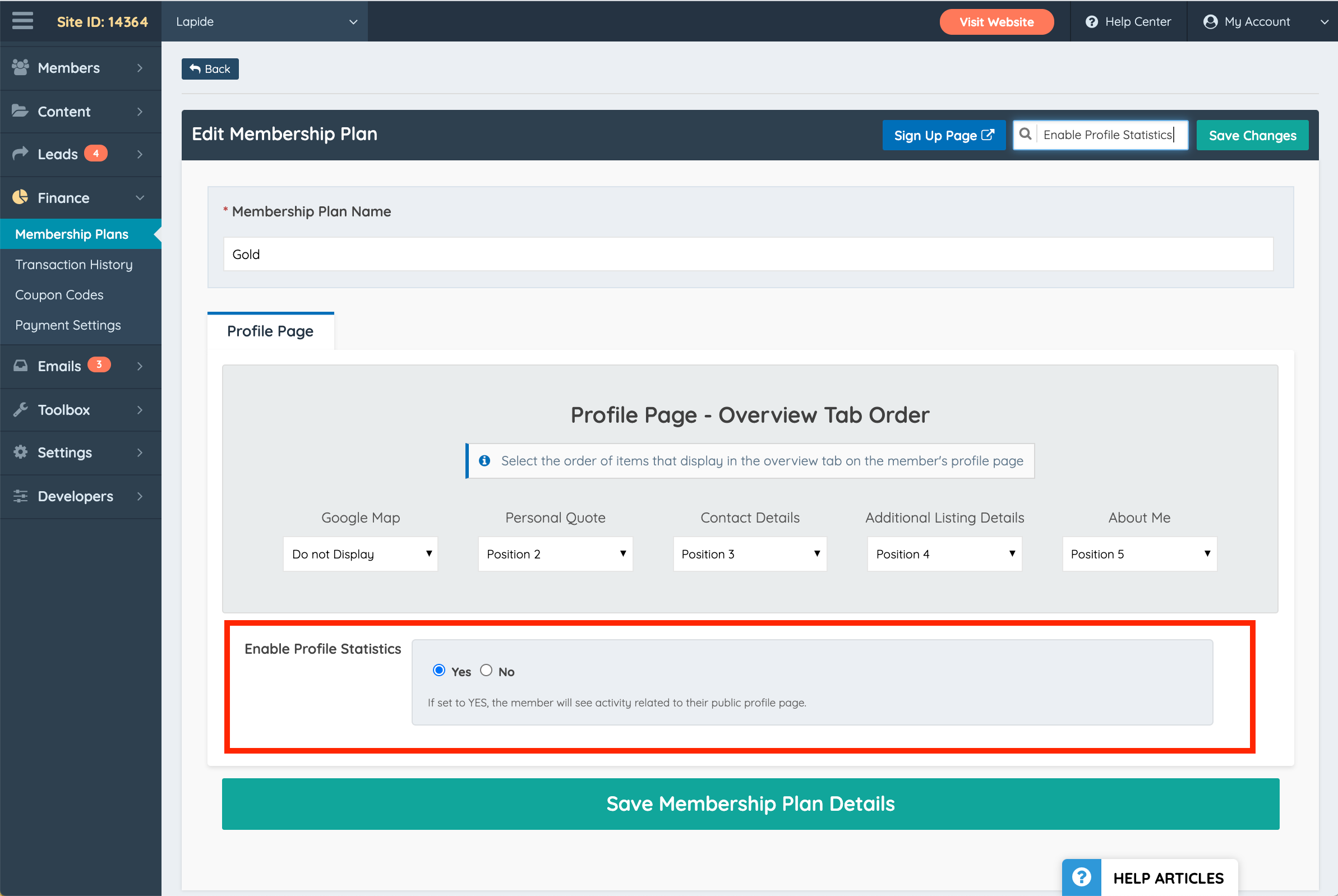 Brilliant Directories - Member Profile Analytics - Brilliant ...