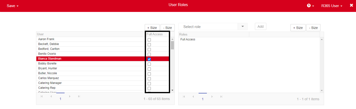 What does 'Full Access' mean? : Support Center