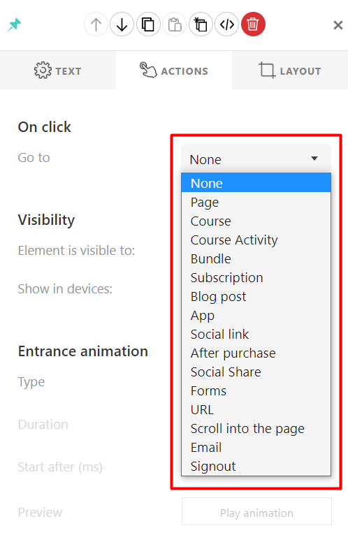 How to Create Links : LearnWorlds Help Center