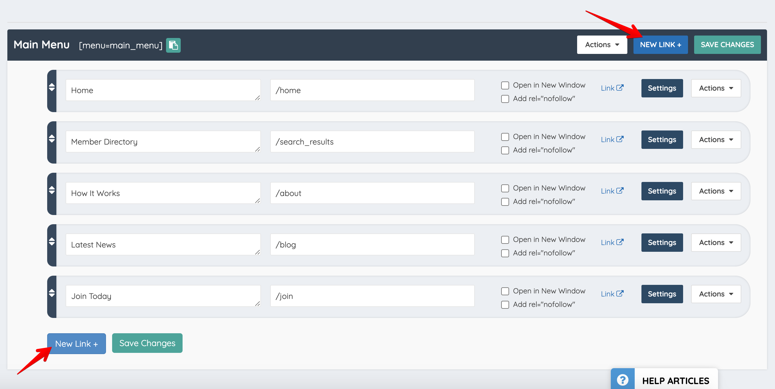 Brilliant Directories - Toolbox » Menu Manager - Brilliant Directories ...
