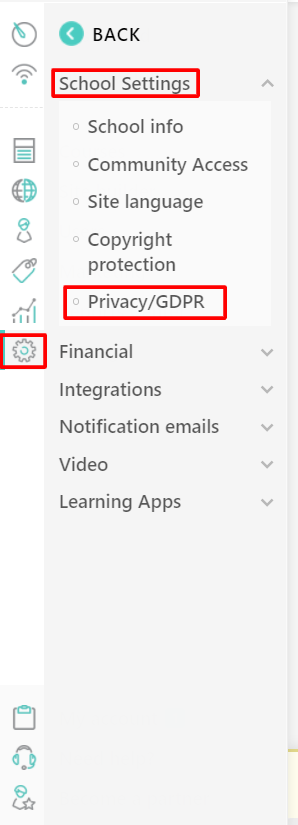 How to make your school GDPR compliant : LearnWorlds Help Center