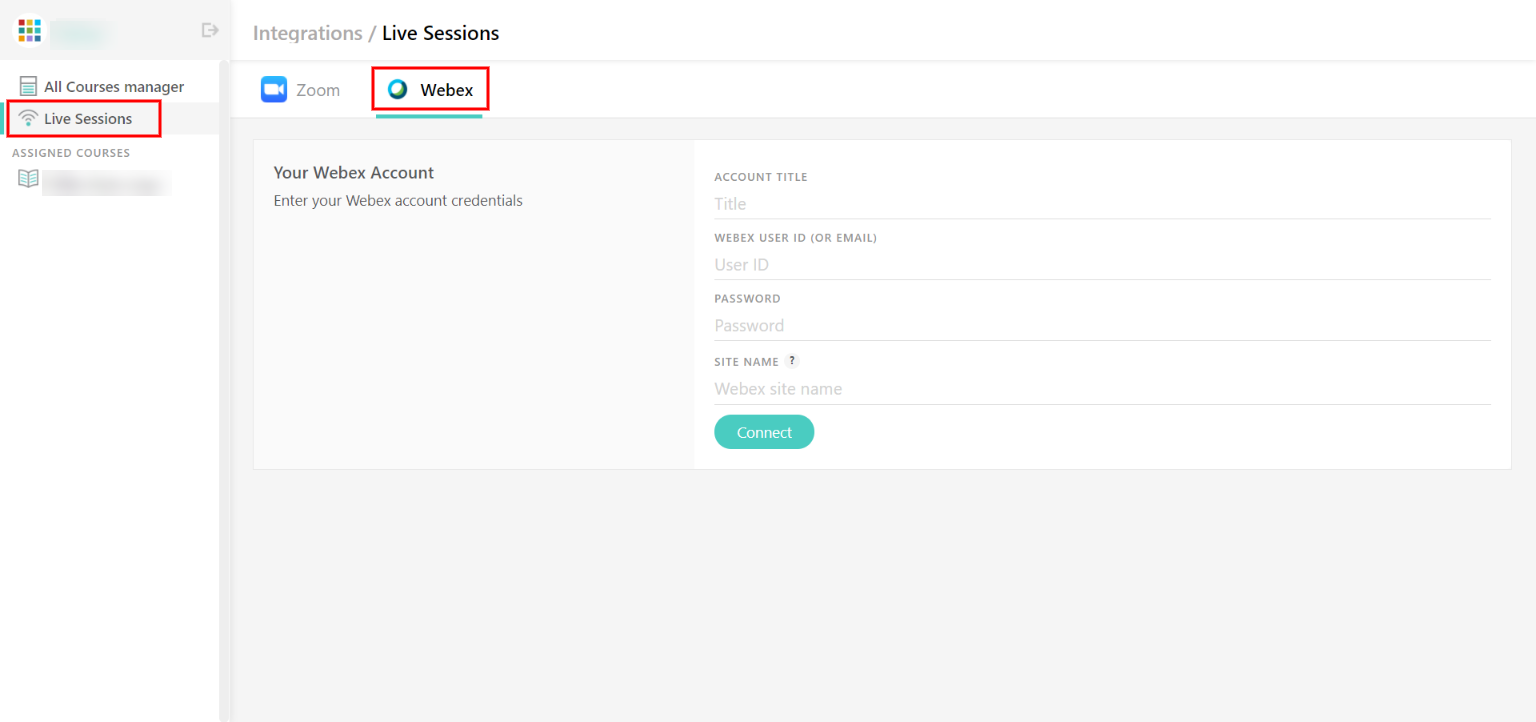 How to Integrate Webex with your LearnWorlds School : LearnWorlds Help ...