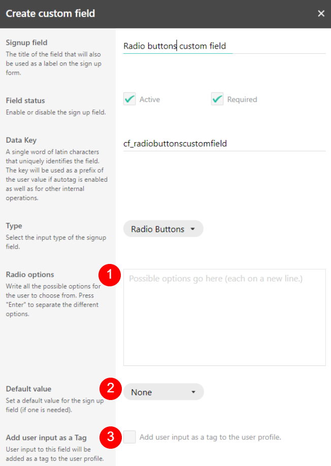How to Add Custom Sign up Fields in the Sign Up Form : LearnWorlds Help ...