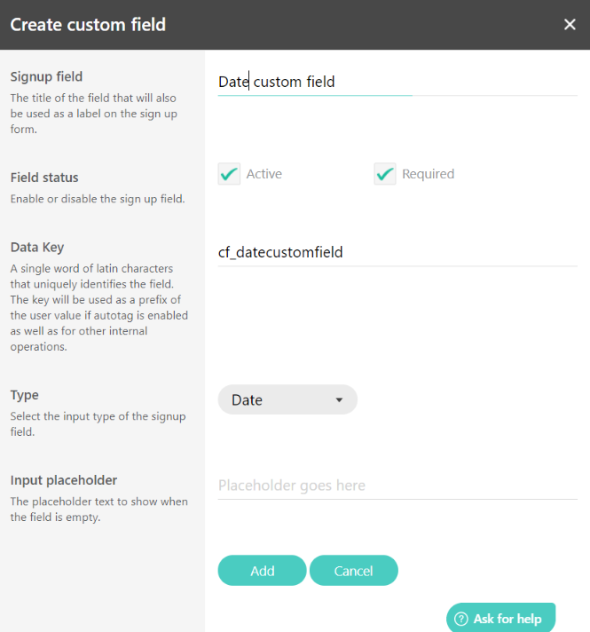 How to Add Custom Sign up Fields in the Sign Up Form : LearnWorlds Help ...