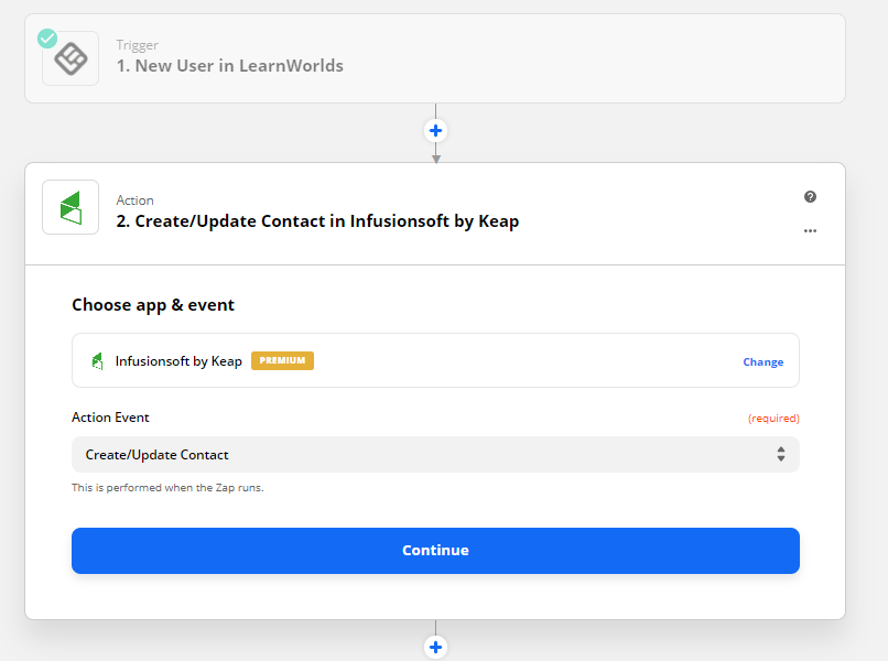 How to integrate Keap Max Classic with your LearnWorlds school through ...