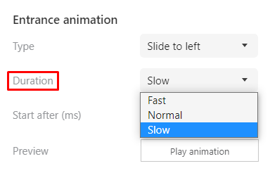 How to Add Entrance Animations to your Pages : LearnWorlds Help Center