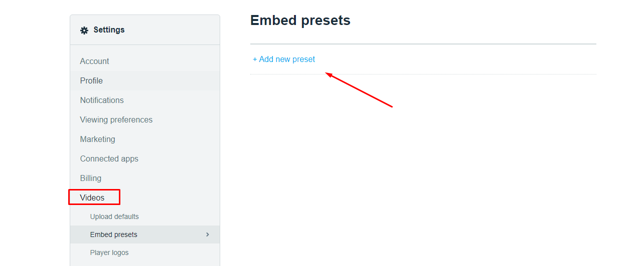 Vimeo Account settings : LearnWorlds Help Center