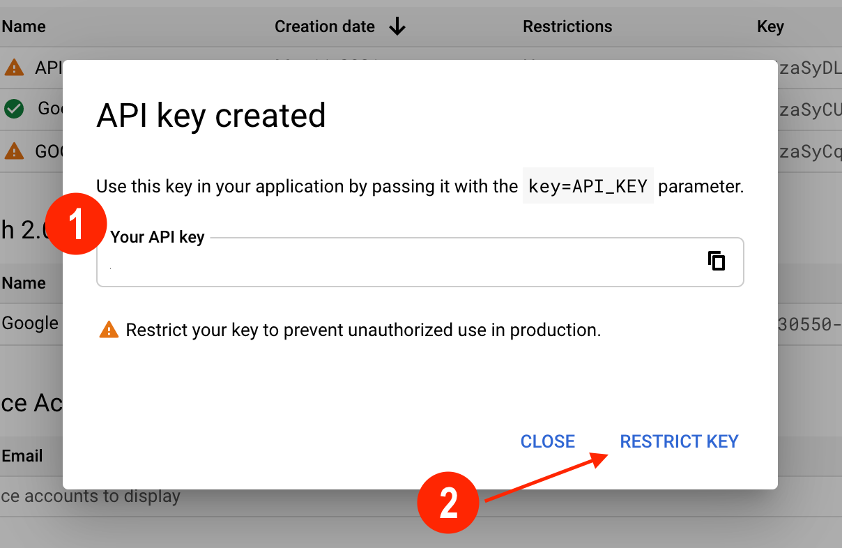 Generating a New Google Maps API Key | Brilliant Directories Documentation | BD Support