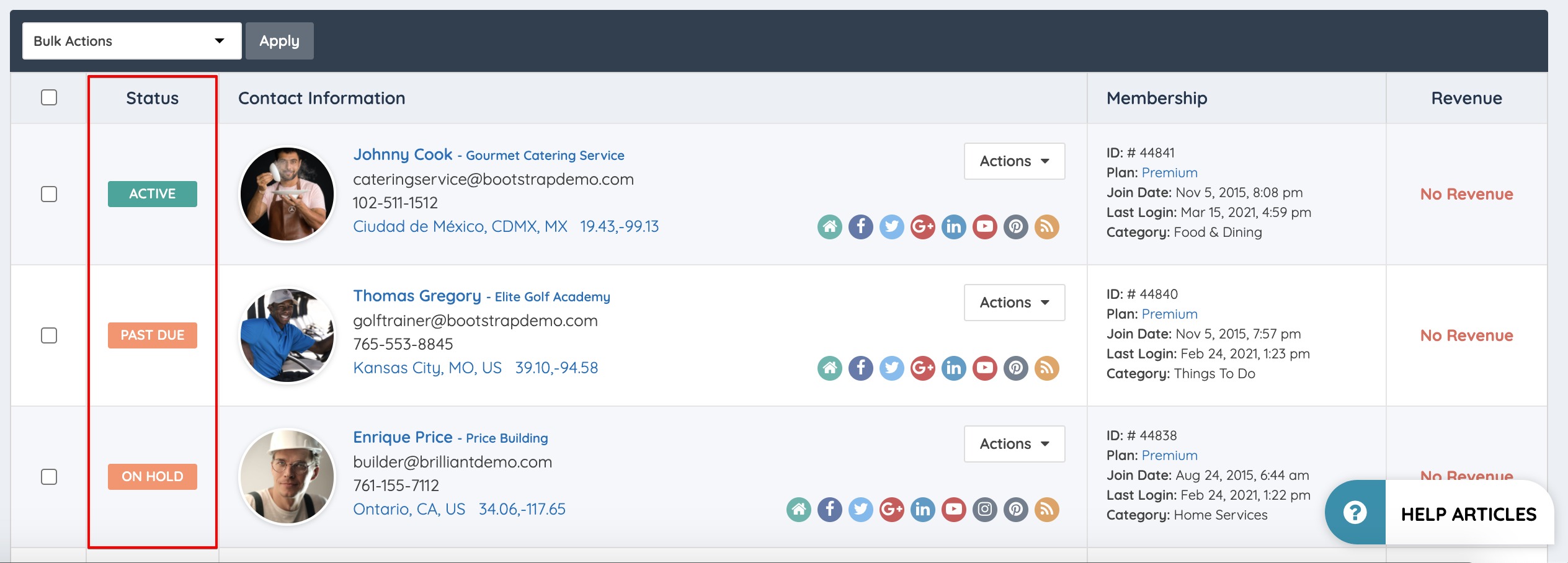 Brilliant Directories - My Members » Search Members Overview ...