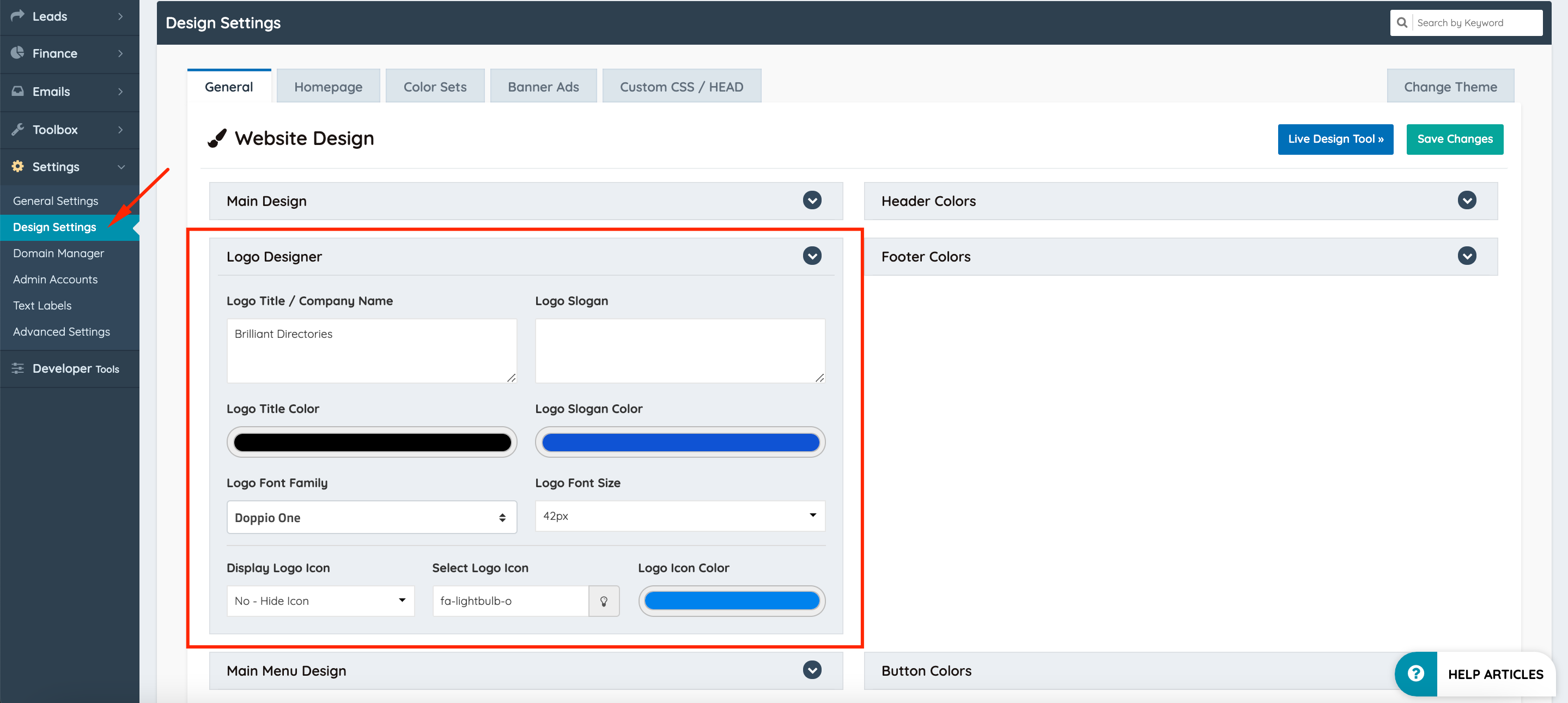 Brilliant Directories - Homepage » Front & Back End Overview ...