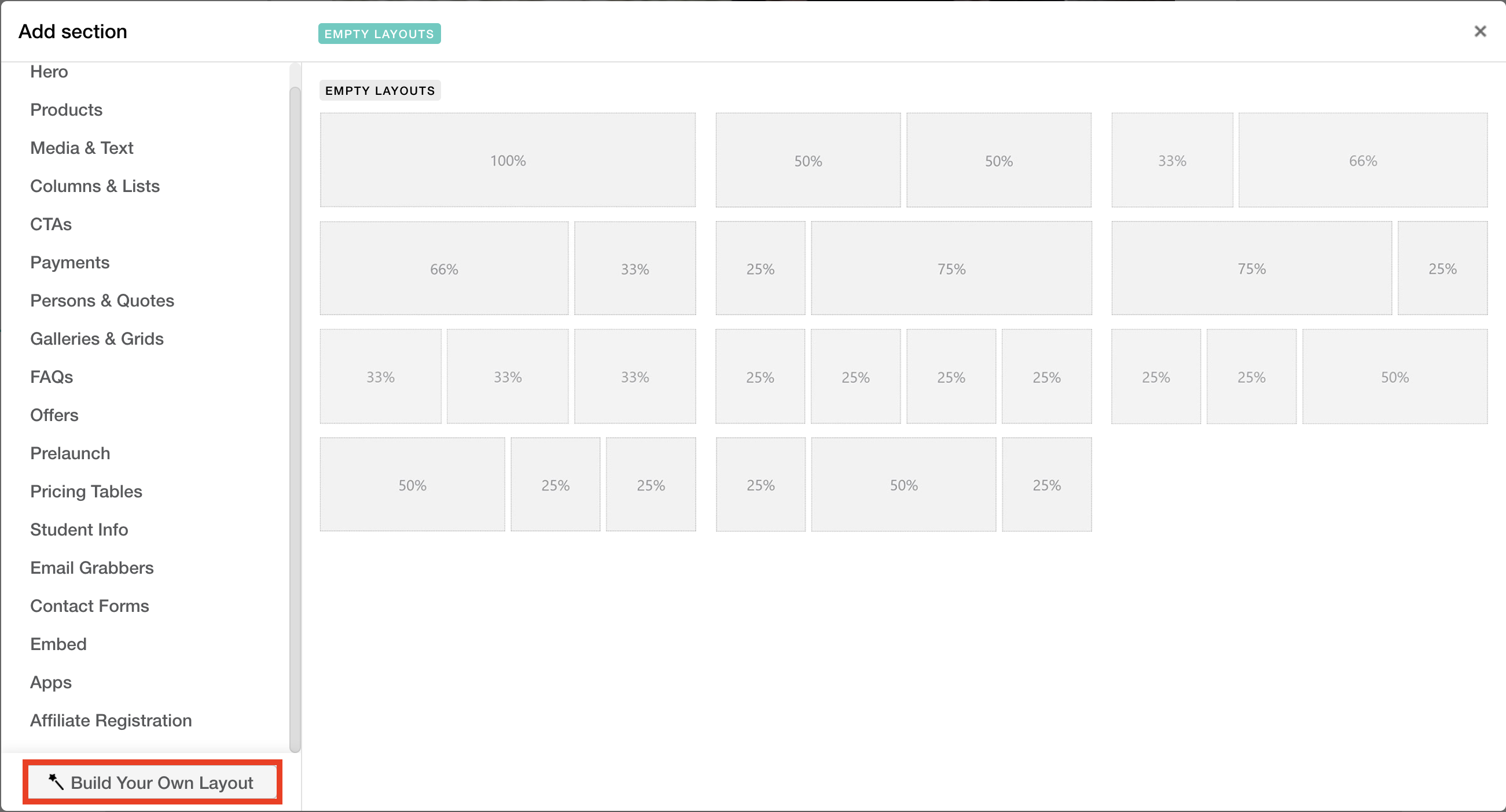 How to Build your Own Layout : LearnWorlds Help Center