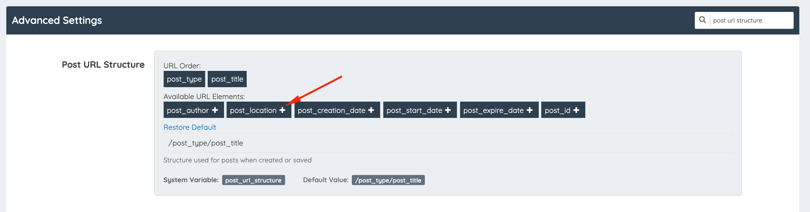 How To Customize The Post URL Structure | Brilliant Directories ...
