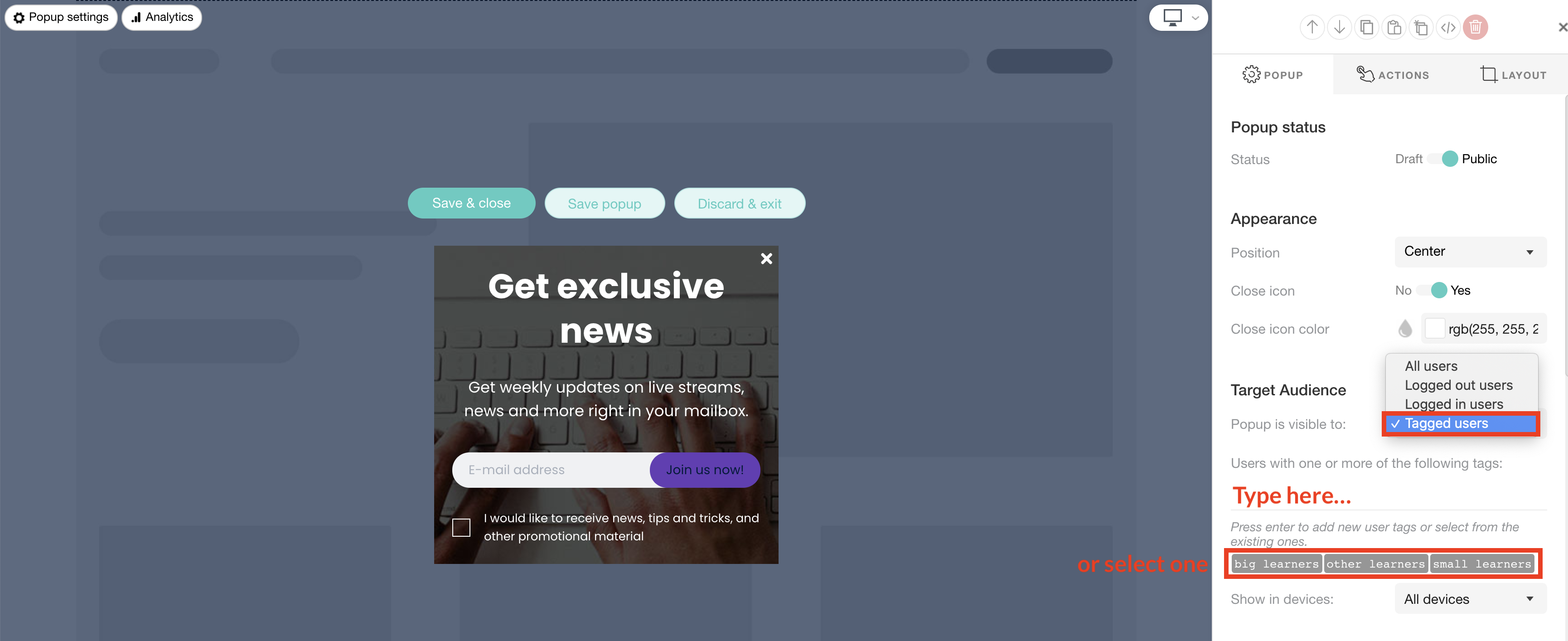How to Create and Use Tags : LearnWorlds Help Center