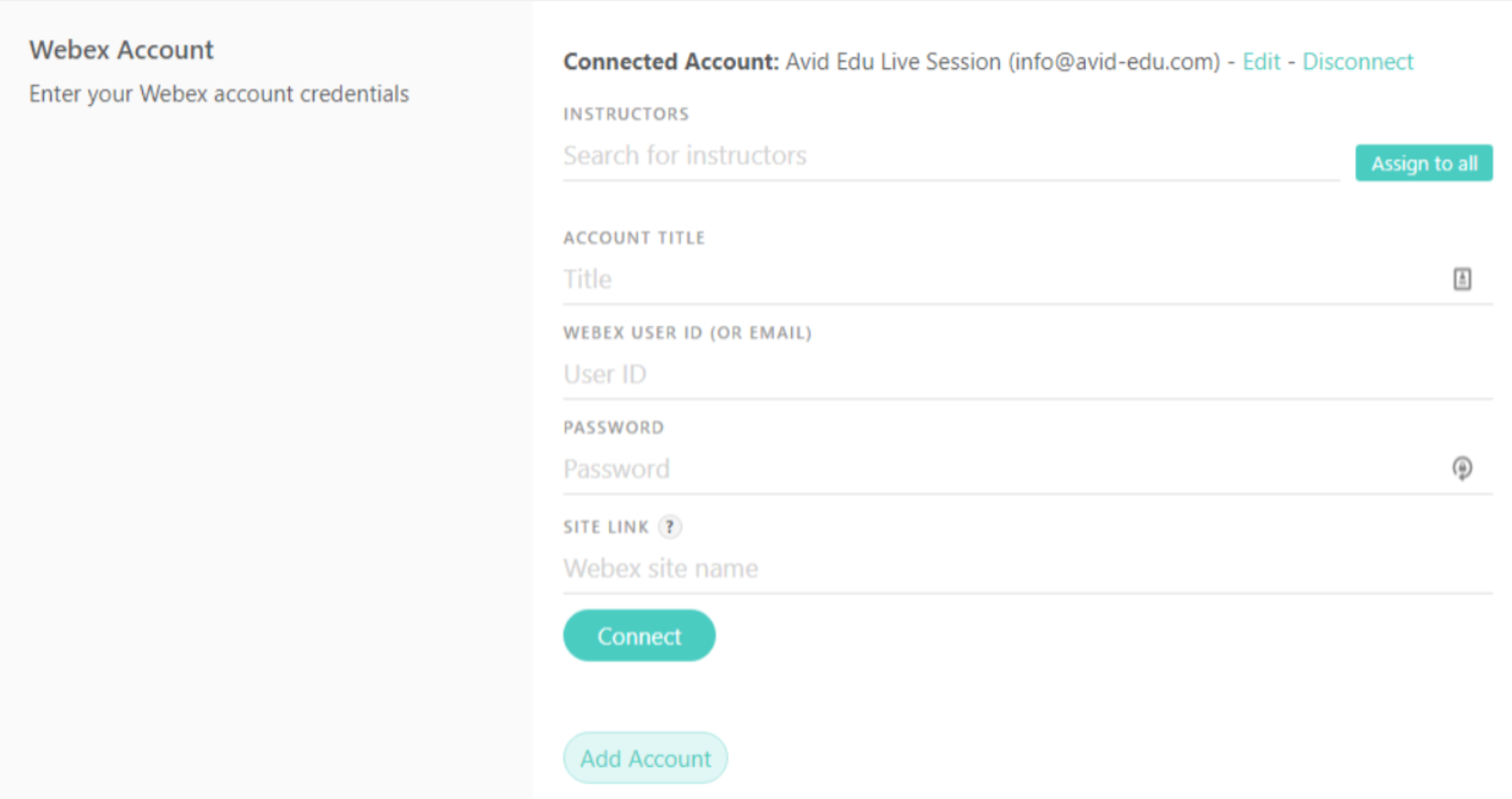 How to Integrate Webex with your LearnWorlds School : LearnWorlds Help ...