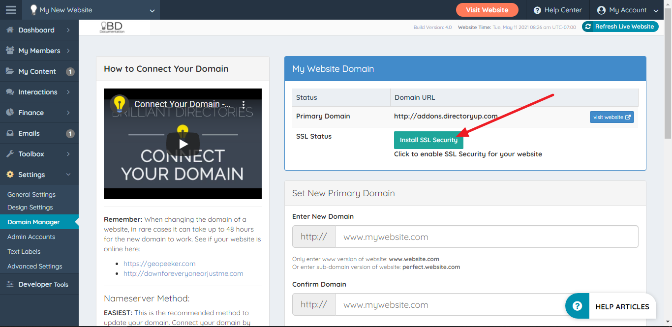Managed SSL/HTTPS Security Certificate | Brilliant Directories ...