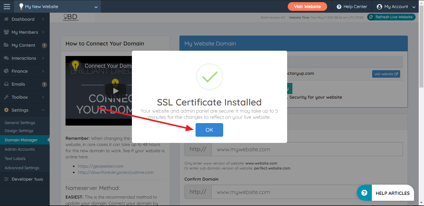 Managed SSL/HTTPS Security Certificate | Brilliant Directories ...