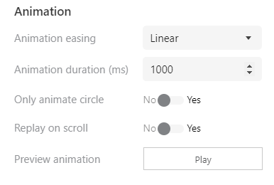 How to add and customize Animated Counters Widget/Section : LearnWorlds Help Center