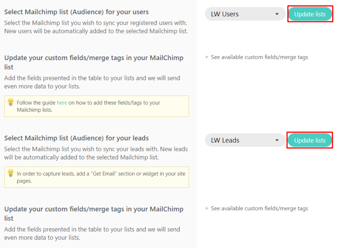 How to Integrate MailChimp with your LearnWorlds School : LearnWorlds Help Center