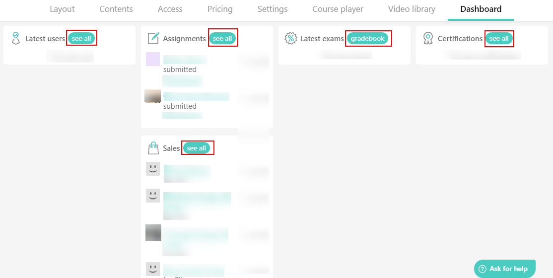 How to Manage the Dashboard of your Courses : LearnWorlds Help Center